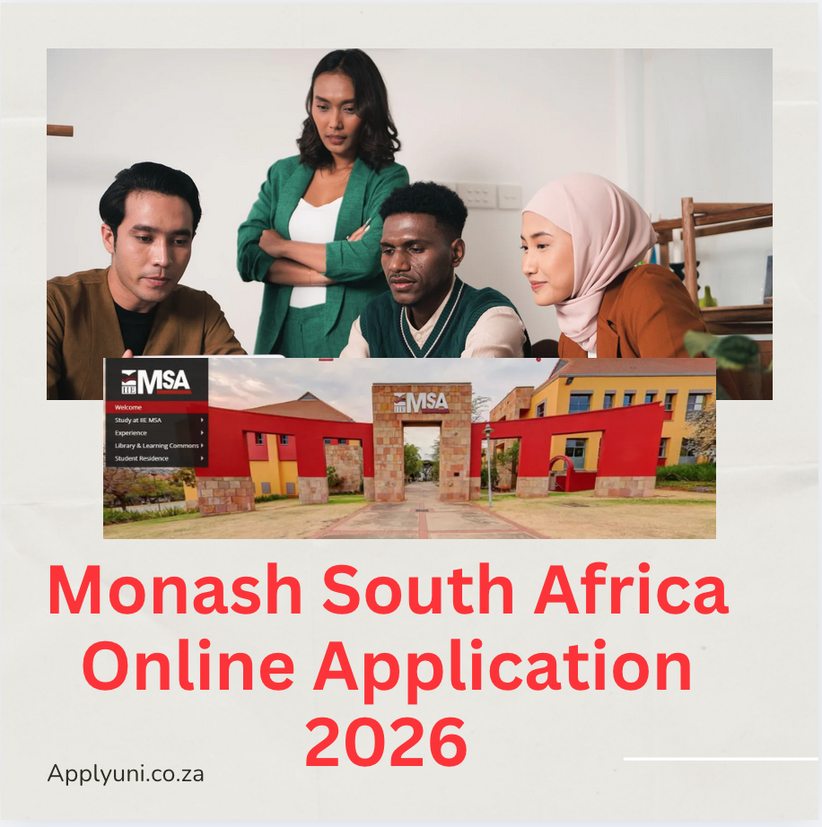 Monash South Africa Online Application 2026 - University Application 2026