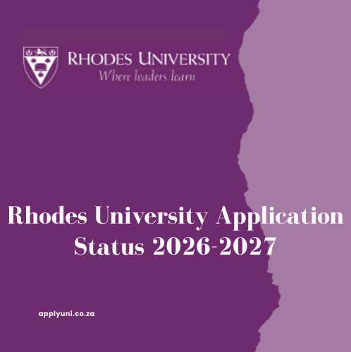 Rhodes University Application Status 2026-2027 - University Application ...