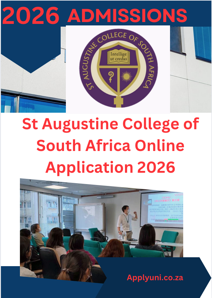 St Augustine College of South Africa Online Application 2026 - University Application 2026