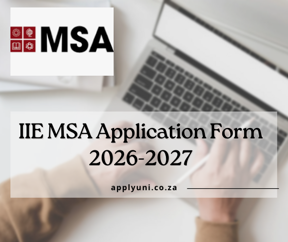 IIE MSA Application Form 2026-2027 - University Application 2026