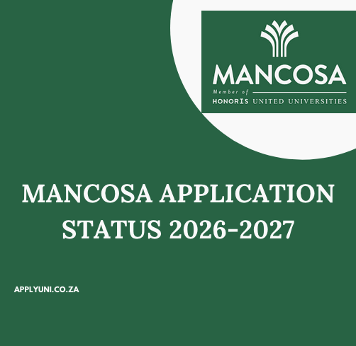 MANCOSA Application Status 2026-2027 - University Application 2026